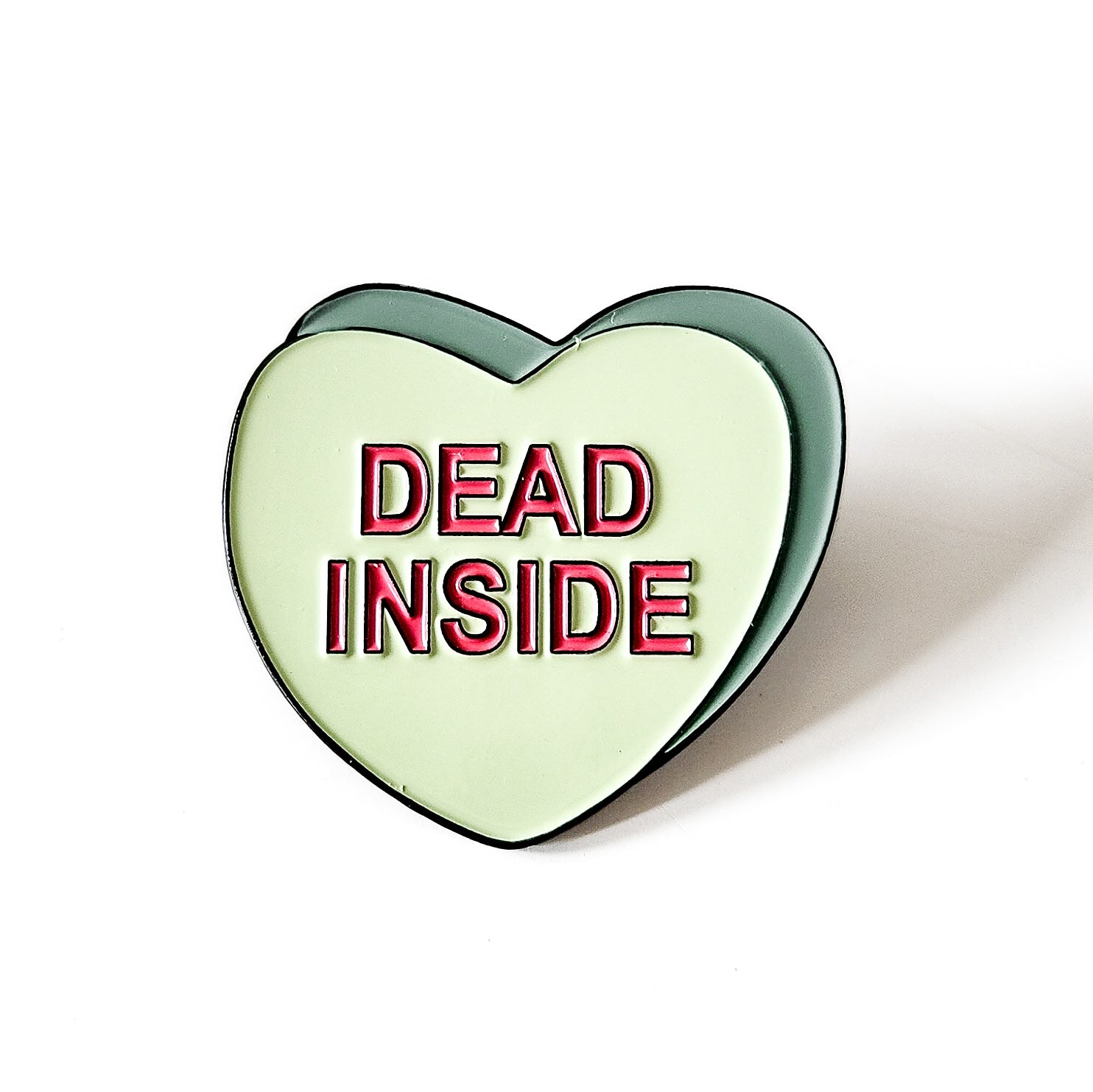 Dead inside enamel pin – SHEWOLF