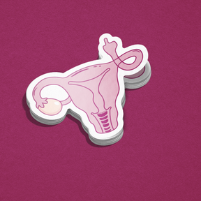 Feminist uterus sticker – SHEWOLF