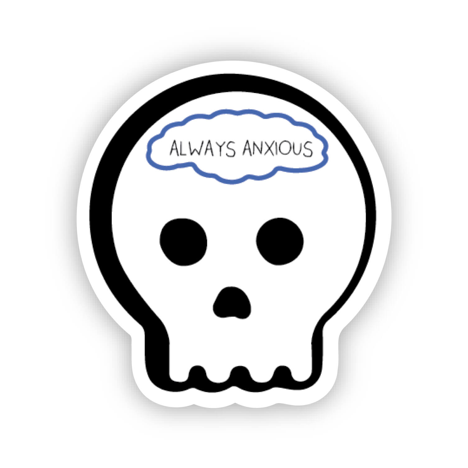 Always anxious sticker – SHEWOLF